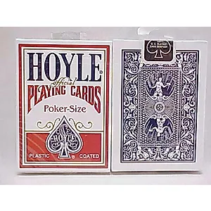 Hoyle Poker Size Playing Cards (Pack of 2)
