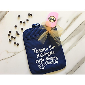 Christmas Teacher Gift for Women from Student Potholder - Set of 3