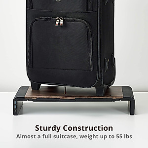 SIIG Computer Monitor and Laptop Stand Riser with USB Ports Width Adjustable on Both Sides - Support up to 55lbs (CE-MT2Q12-S1)