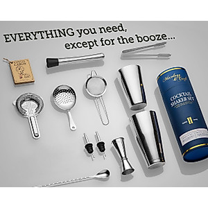 Boston Shaker Set and Crystal Mixing Glass