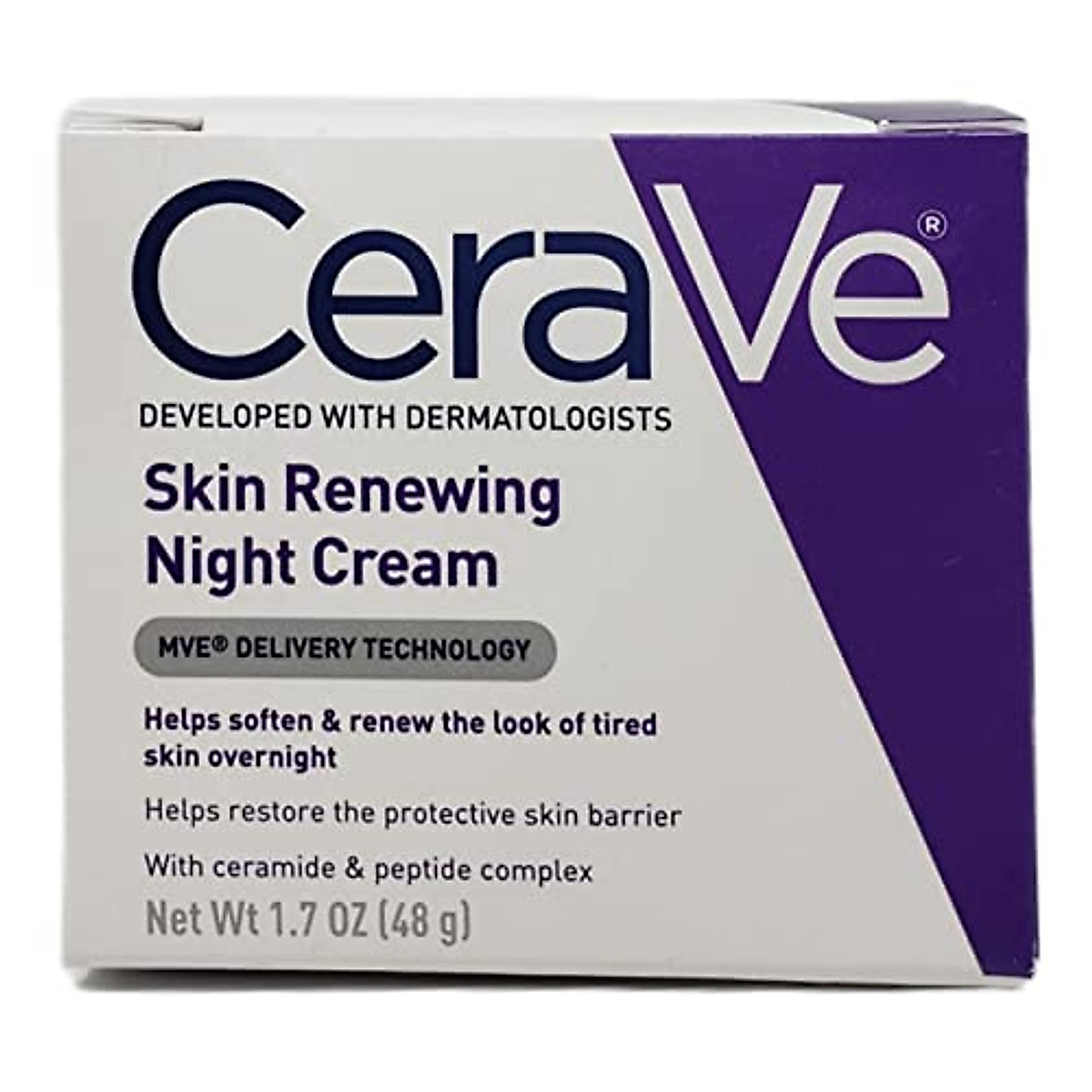 CeraVe Skin Renewing Day and Night Bundle - Contains CeraVe Day Cream Retinol with SPF 30 (1.76 oz) and CeraVe Night Cream with MVE Delivery Technology (1.7 oz)