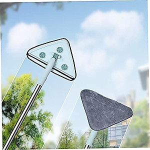 Healeved 3pcs wash mop Head Accessories Floor Replacement Head Triangle mop Heads Replacements mop Heads Commercial Floor mops Cleaning Supplies Refill Refill Triangle mop Cloth mop Head