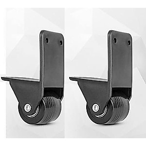 2PCS Luggage Wheels Replacement Universal Trolley Suitcase Bag Fixed Casters Plastic