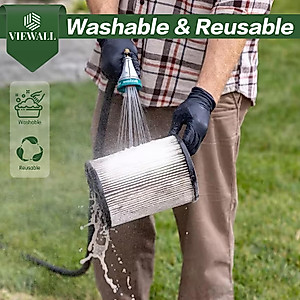 VIEWALL 2 Pack VF4000 Replacement Filter for RIDGID, Standard Wet/Dry Vac Filter Vf4000 Compatible with RIDGID Vacs Wet Dry 5-20 Gal, 6-9 Gal Husky Vacuum