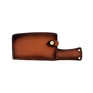 Gralara Cutter Sheath Protector Kitchen Knife Cover Chef Knife Protection PU Leather Durable Universal Knife Case Holder Protector Cleaver Sheath