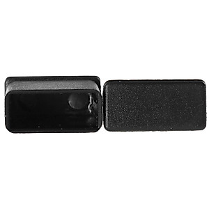 DTTRA 20pcs Plastic USB Type A Male Anti-Dust Stopper Plug Cover Protector Cap Cover, Black