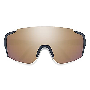 SMITH Flywheel Sport & Performance Sunglasses - Matte French Navy | Chromapop Rose Gold Mirror