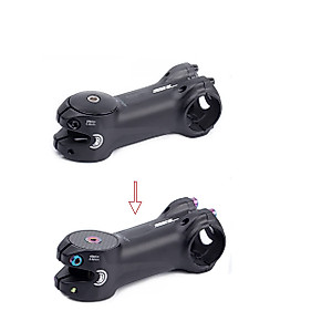 COONIUM 1 1/8” (28.6mm) Headset Stem Top Cap, Carbon Fiber with M6 X 30 Titanium Compression Bolt for Road Bike and MTB