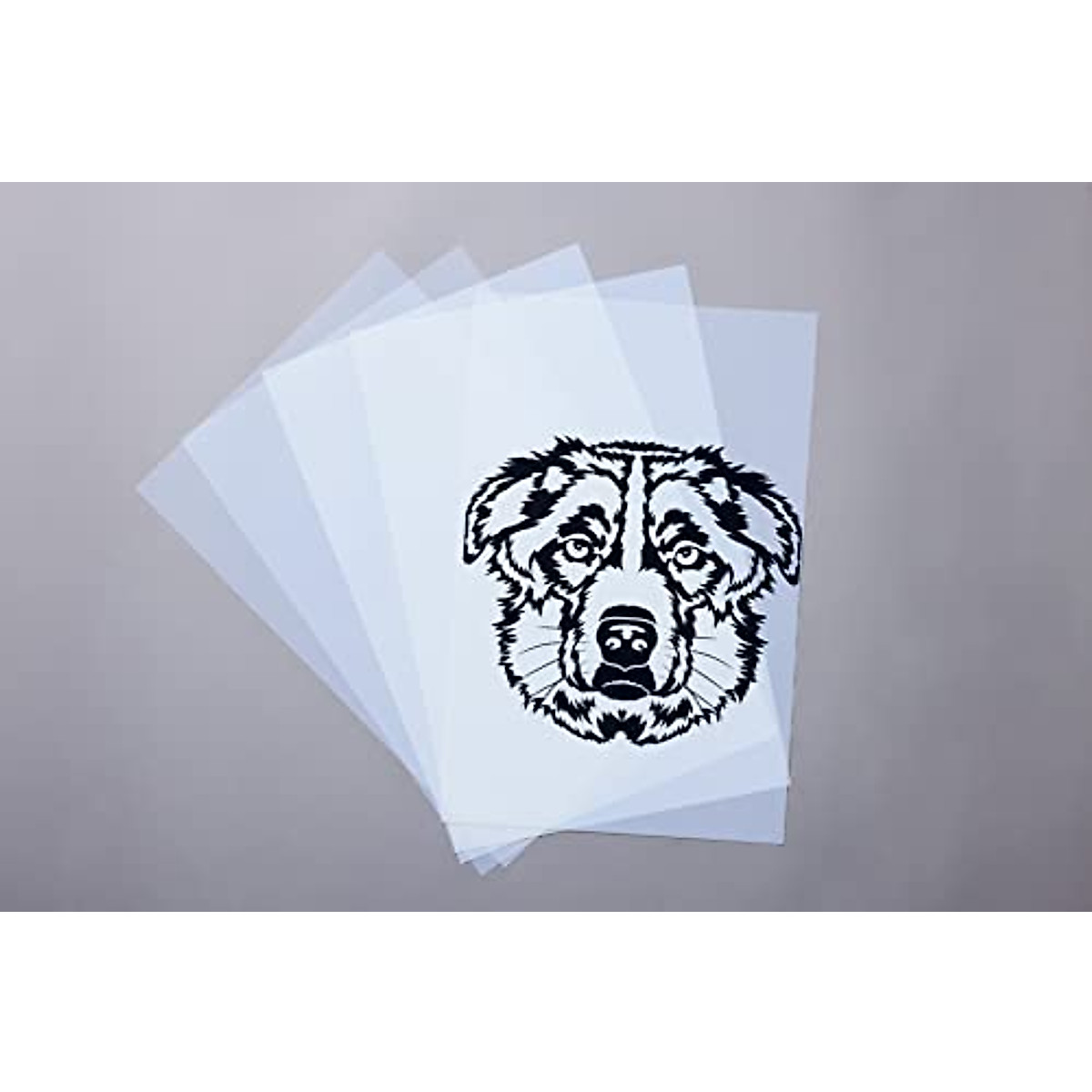 DURICO Translucent PET 5.3mil (135micron) Inkjet Film in Sheets for Screen Printing (11X17 IN/ 50 sheets)