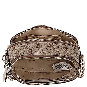 GUESS Noelle Crossbody Camera Latte Logo One Size