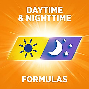 Theraflu Combo Daytime and Nighttime Severe Cold Relief Powder, Honey Lemon Flavor, 12 Count, 6 Daytime and 6 Nighttime