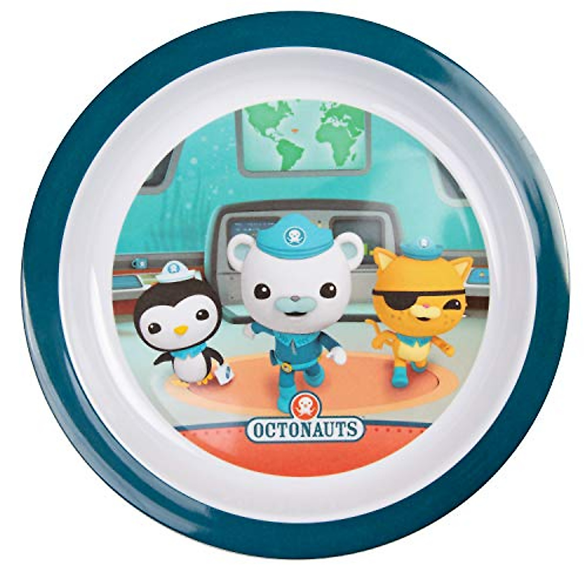 Octonauts 5 Pc Mealtime Feeding Set for Kids and Toddlers - Includes Plate, Bowl, Cup, Fork and Spoon Utensil Flatware - Durable, Dishwasher Safe, BPA Free