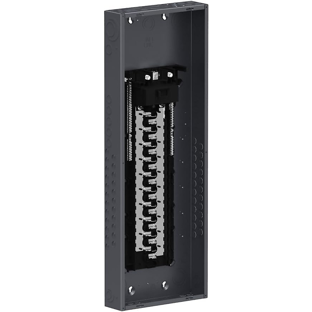 Square D - HOM4080M200PC 200 Amp 40-Space 80-Circuit Indoor Main Breaker Load Center, Gray