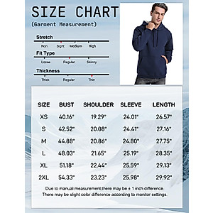 PEHMEA Men's Winter Warm Fleece Hoodie Pullover Long Sleeve Sherpa Lined Hooded Sweatshirt with Pocket(Grey-L)