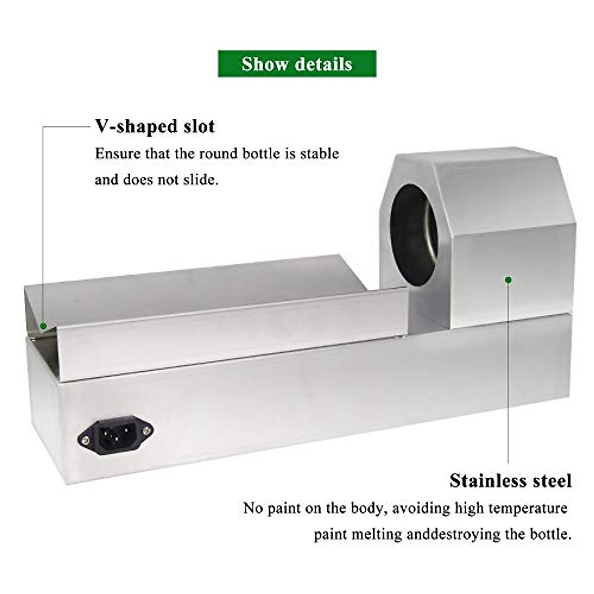 Saladulce Electric PVC Capsule Shrinking Machine SS Wine Bottle Capsule ...