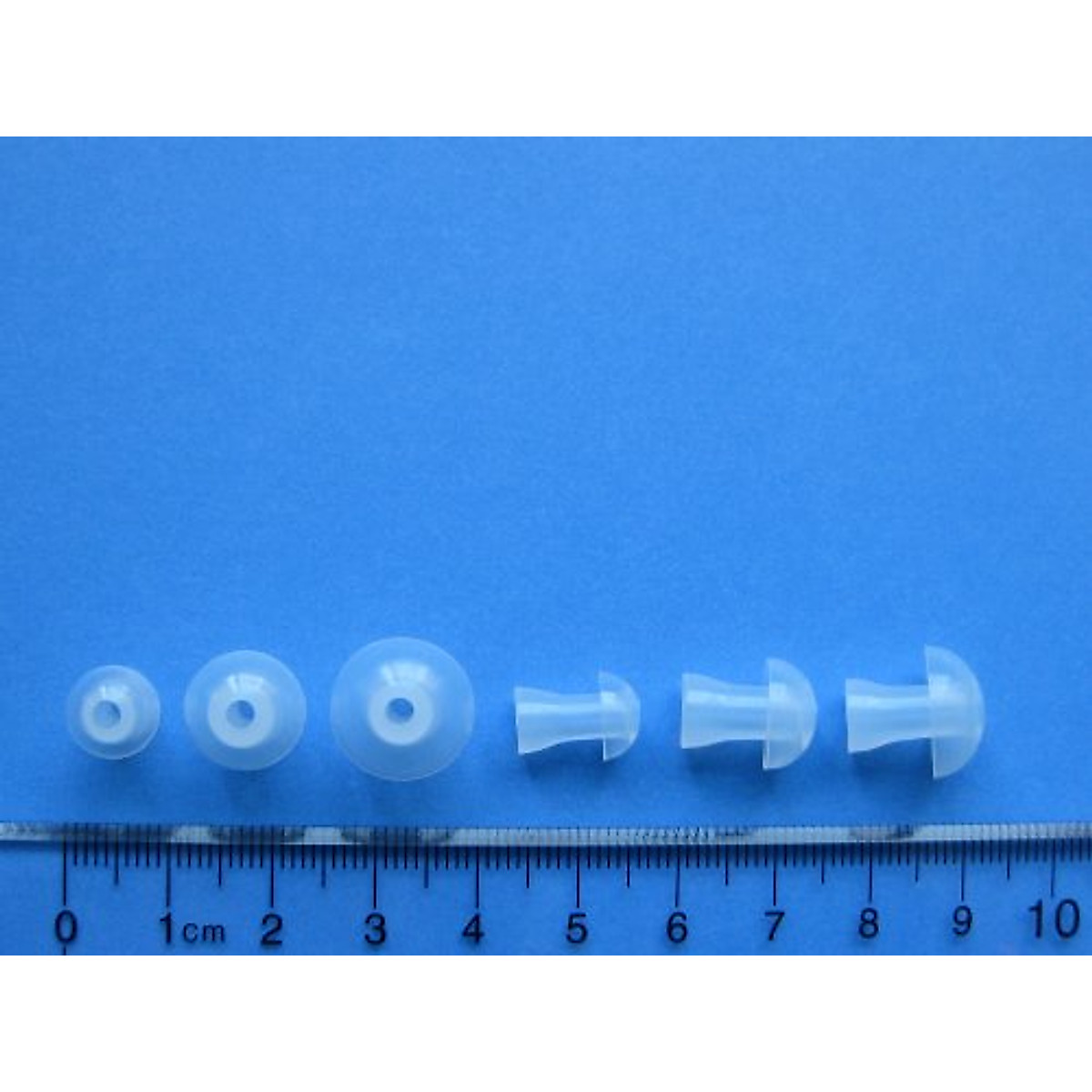 6 pcs : S/M/L Soft Replacement Mushroom Domes Eartips Earbuds Compatible with Siemens Touching, Motion, Nitro,Aquaris, Siemens Life, Lotus 12P,13P,13SP,23P,23SP, 23M BTE (Behind the Ear) Hearing Aids