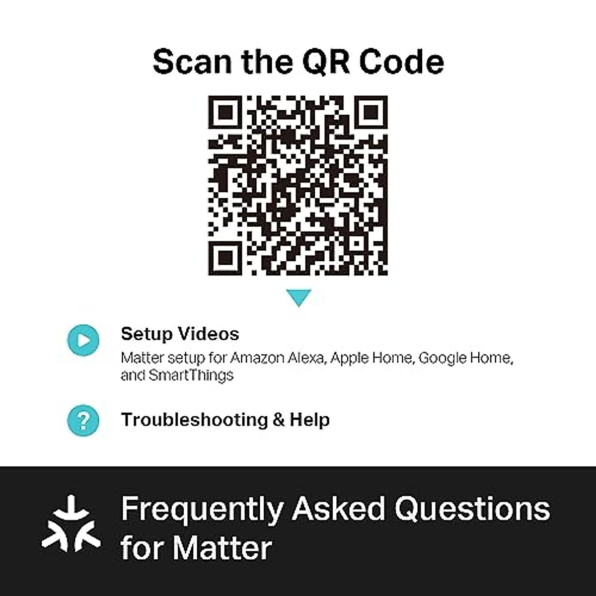 TP-Link Tapo Matter Supported Smart Plug Mini, Compact Design, 15A/1800W Max, Super Easy Setup, Works with Apple Home, Alexa & Google Home, UL Certified, 2.4G Wi-Fi Only, White, Tapo P125M(3-Pack)