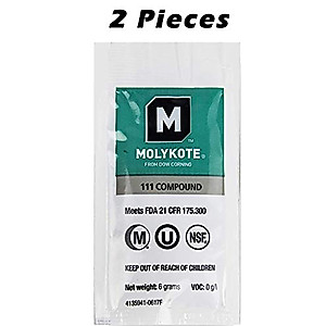 Kinetic Wares 151122 Oring Compatible with Big Blue, Pentek Pentair O-Ring OEM Size 6 Pcs w/Dow Molykote 111 O-Ring Lubricant and Scratch Free O-Ring Pick