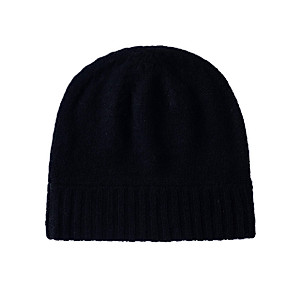 EURKEA 100% Pure Cashmere Winter Beanie Skullies Cap for Women, Soft Warm Lightweight Beanie