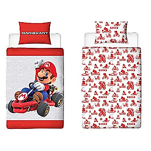 Nintendo Mario Closeup Single Duvet Cover Set
