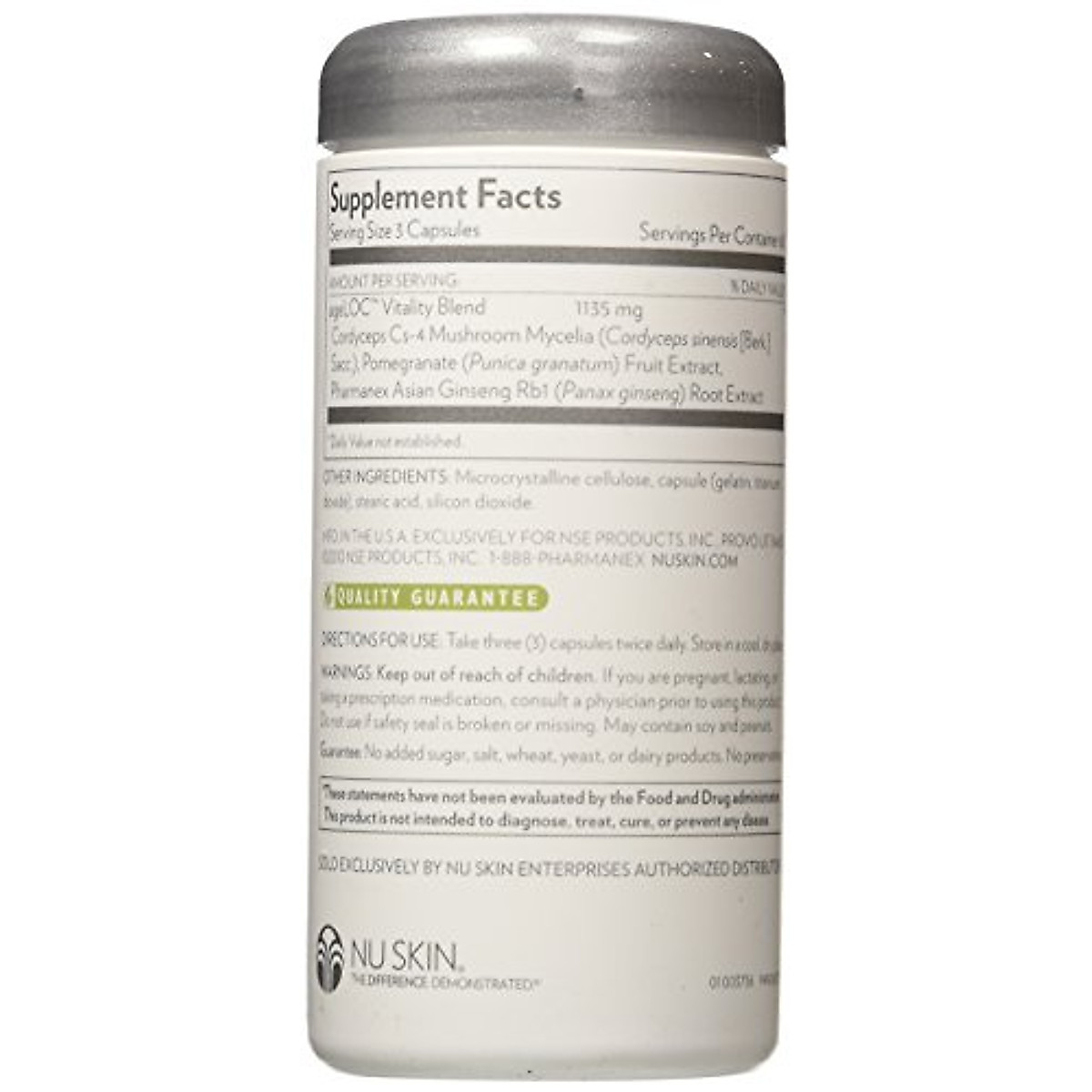 Nu Skin Pharmanex ageLOC Vitality/R2 Day