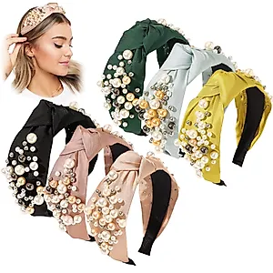 Ivyu Headbands for Women Head Bands - 6 Diademas Para Mujer De Moda Padded Hair Accessories Hairbands for Girls No Slip Fashion Cute Headband Gift for Women
