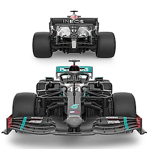 HEBXMF RC Truck 2.4GHz Electric Remote Control Car, 1/18 Scale F1 Racing Car, Strong Magnetic Power Motor Drifting RC Vehicle TPR Hollow Tire The Best Gift for Teenagers