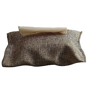 Tissue Holder Home Decoration Tissue Box, Car Tissue Holder, Tissue Cover Box, Storage Tissue Bag Dispenser (Color : Brown) (Brown)