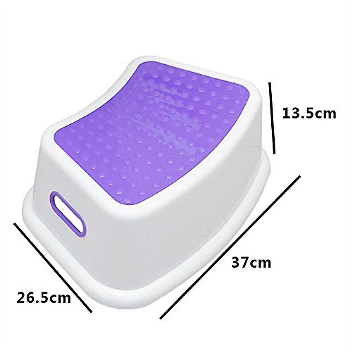 LANKUO Step Stool, Take It Along in Bedroom, Kitchen, Bathroom and Living Room. Great for Potty Training! (Purple)