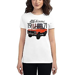 1971 Chevy Blazer K5 Truck American Patriotic Women's Short Sleeve t-Shirt White