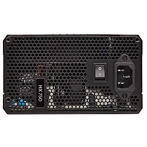 Corsair HX Series HX750 750 W 80 Plus Platinum Full Modular 1 x 135 mm Fan ATX Power Supply Unit - Black