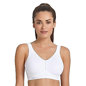 Anita Women's Wire Free Seamless Sports Bra 5521 (Pack of 2) Skin White 40 C