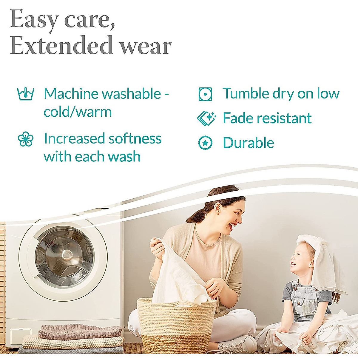 Saferay Green Hotel Luxury 3pc Two Tone Duvet Cover Set-850 Thread Count 100% Organic Cotton Premium Bedding Collection Queen Size 90 x 90 Inches Machine Washable (White & Navy Blue)