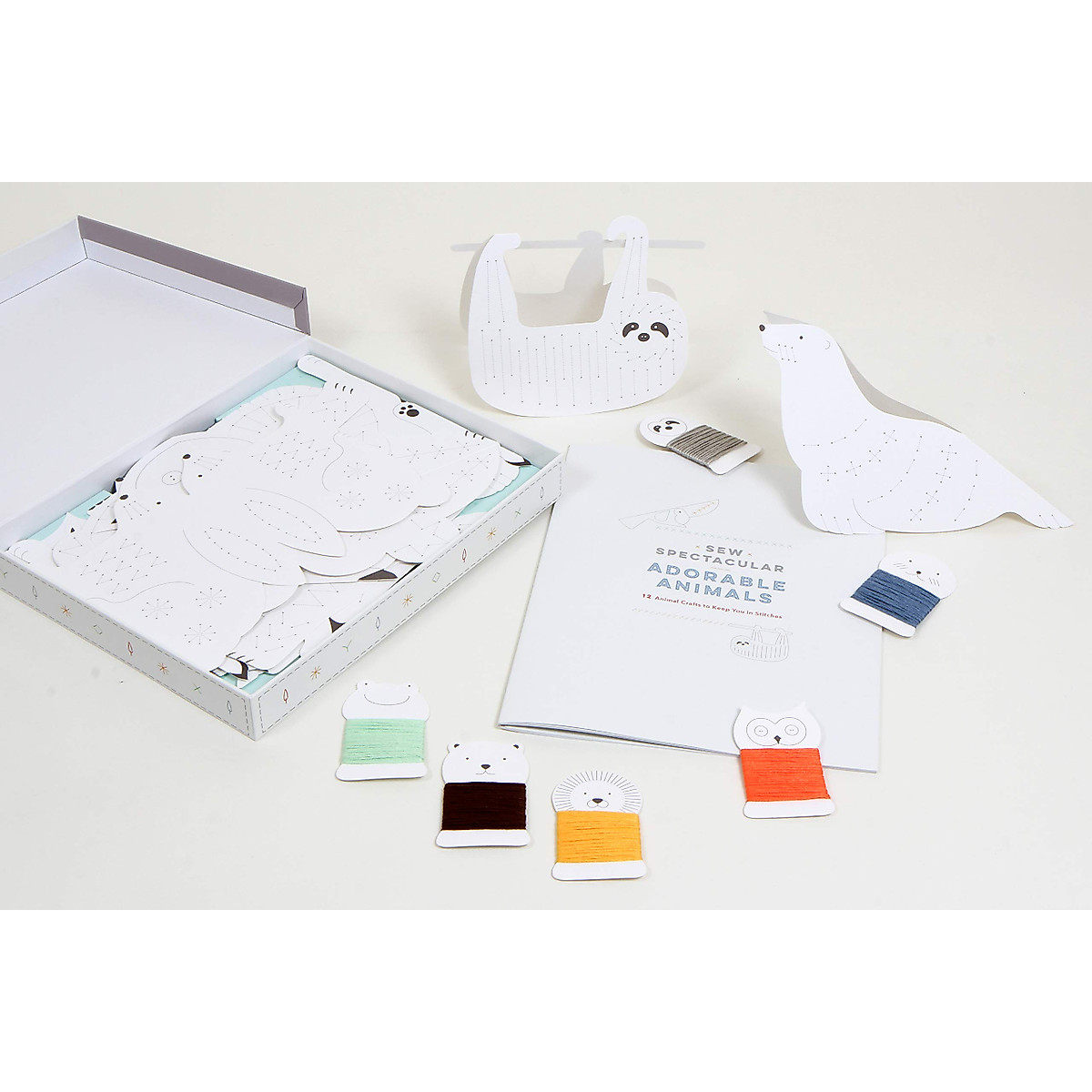 Chronicle Books Sew Spectacular: Adorable Animals (Sewing & Paper Craft Activity Book, Creative Art Gift for Tweens)