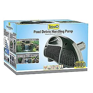 Tetra Pond Debris-Handling Pump, Energy Efficient, UL Listed, Up to 3,000 gallons,Green