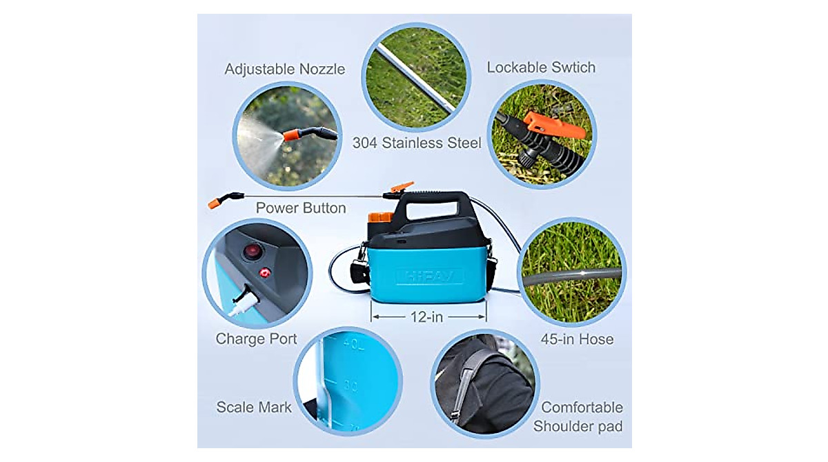 HIFAY ES4 Electric Sprayer: Effortless Lawn & Garden Watering