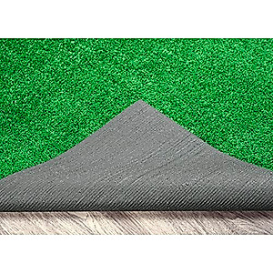 Garland Rug Artificial Grass 12 Ft. X 12 Ft. Large Indoor/Outdoor Area Rug Green -Lush Green, Durable, and Low-Maintenance for Patios, Lawns, and More