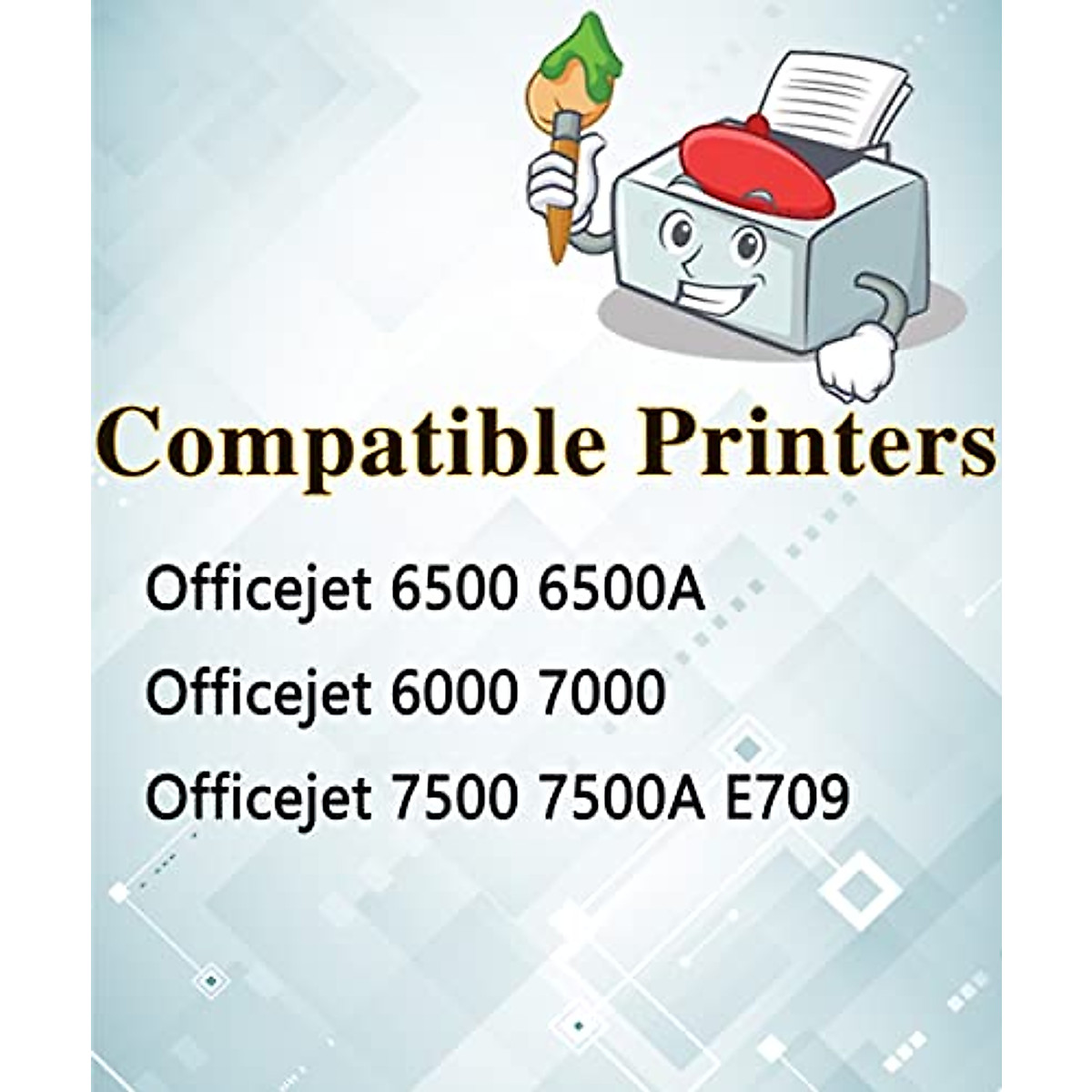 MM MUCH & MORE Compatible Ink Cartridge Replacement for HP 920 XL 920XL Color Cartridge to use with Officejet 6500 6500A 6000 7000 7500 7500A E709 Printers (Cyan, Magenta, Yellow) 3-Pack