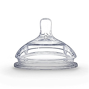 Comotomo Silicone Replacement Nipple, Fast Flow, 6+ Months, 2 Count