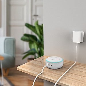 15W Power Cord for Amazon Echo Dot (3rd Gen) Echo Dot with Clock Echo Show 5 Echo Spot Charger AC DC Adapter Supply