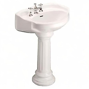 Vicki Pedestal Lavatory 8" Widespread