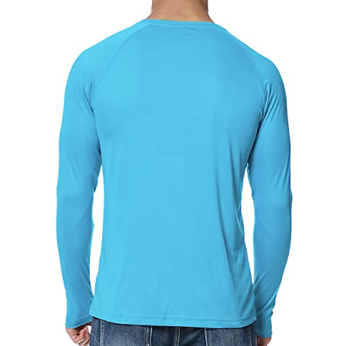 EZRUN Mens Sun Protection Swim Shirt Lightweight UV Sun Shirts Quick Dry UPF 50+ Fishing Shirts