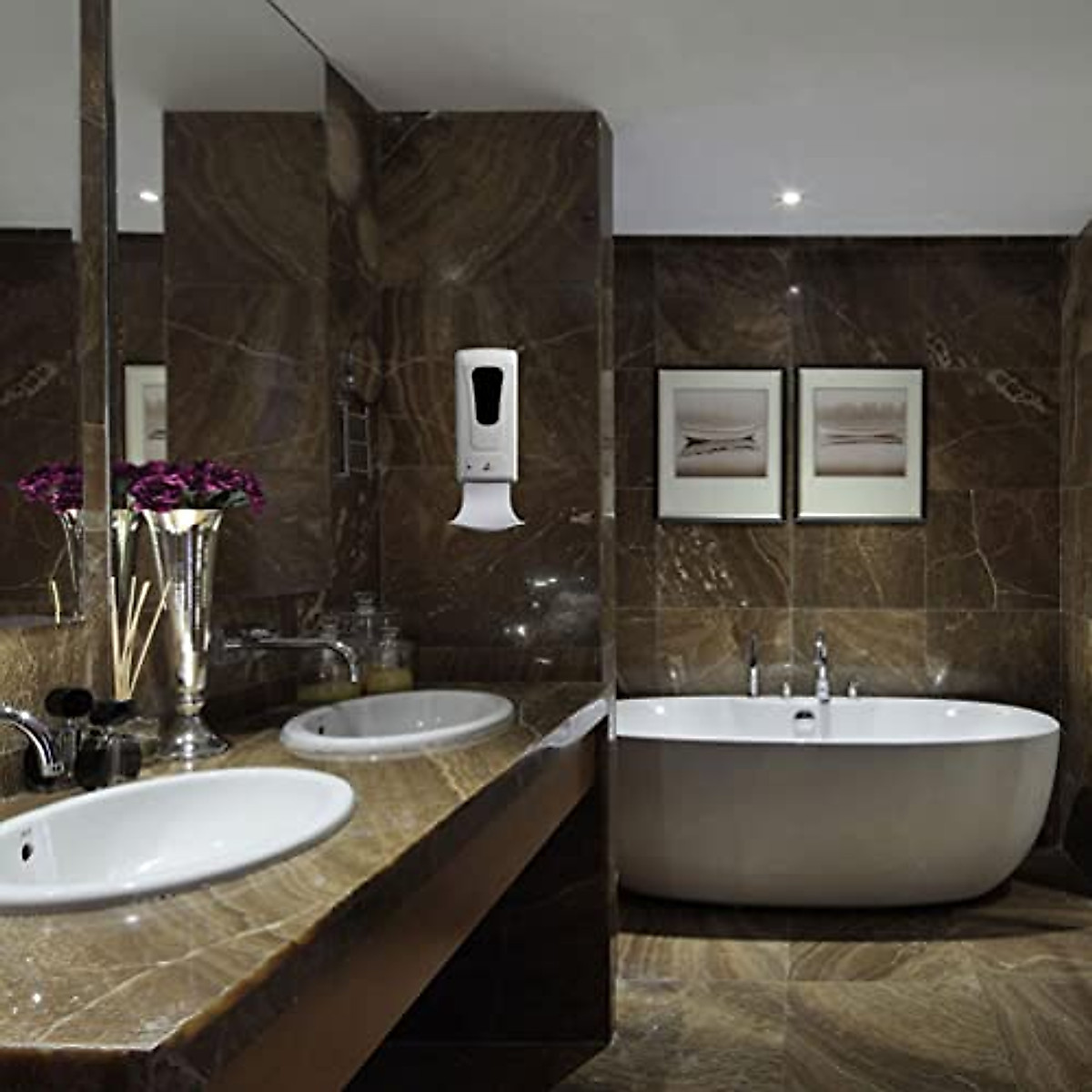 Yardwe Serving Tray 3pcs soap Dispenser Tray Hand Gel Dispenser Holder Laundry drip Trays Spray Drip Tray Hand soap Dispenser Wall Laundry Stand Soap Catch Tray Leakproof White abs