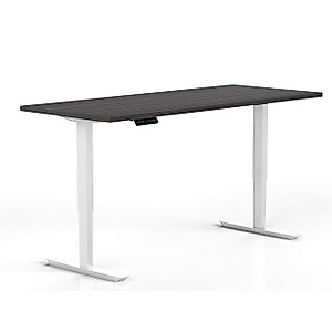 UP&DOWN Designs - White Electric Height Adjustable Dual Motor Standing Desk Base - (White Base Only - Top Sold Separately) Ergonomic Design for Home/Office/Gaming - Heavy Duty Base Only – White
