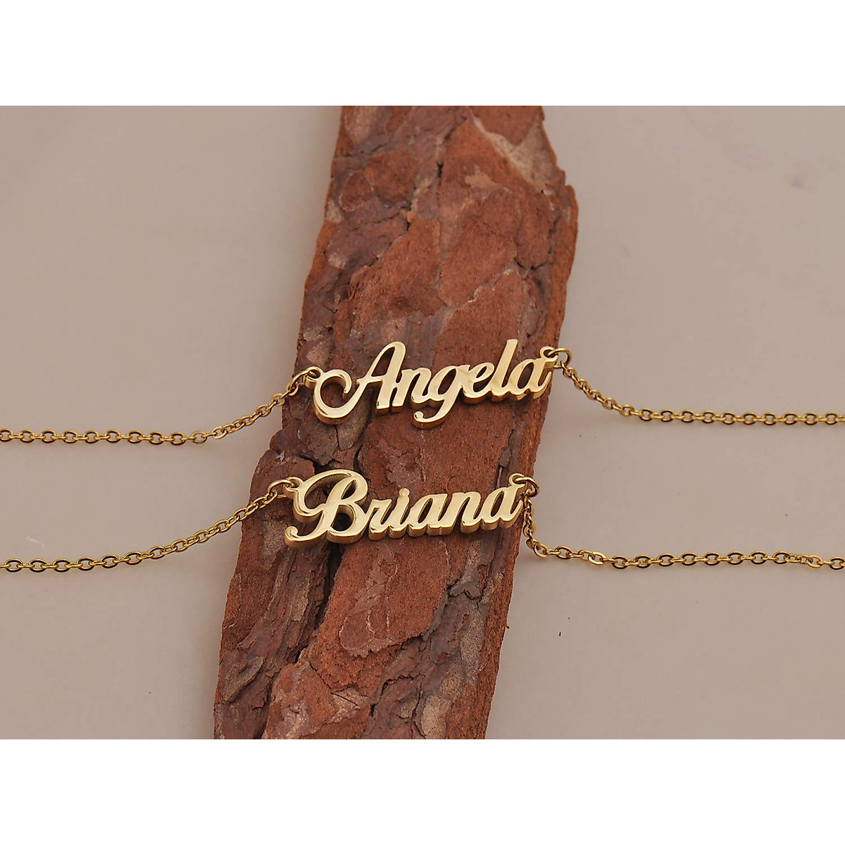 HUAN XUN Personalized Custom Made My Name Necklace for Women Cobi