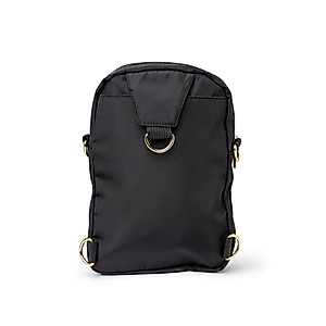 KEDZIE Roundtrip Convertible Sling & Crossbody Bag Cell Phone Purse for Women with Adjustable Strap - Black