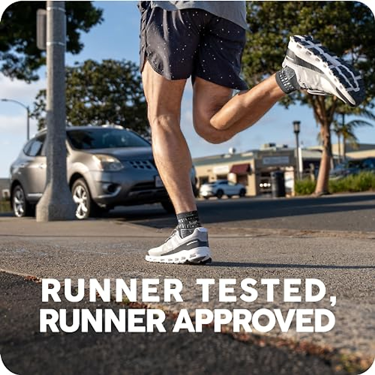 Balega Blister Resist Performance Quarter Athletic Running Socks for Men and Women (1 Pair), Grey/Blue, X-Large