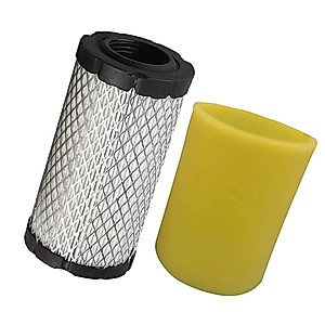 Quaprodur Air Filter Compatible with Briggs 796031 797704 594201 591334 796031 MIU13038 GY21435 MIU13963 Lawn Mower with Pre Filter