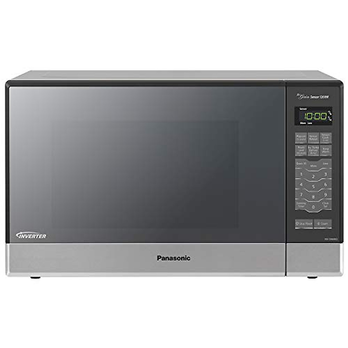 Panasonic Microwave Oven NN-SN686S Stainless Steel Countertop/Built-In with Inverter Technology and Genius Sensor, 1.2 Cubic Foot, 1200W & BELLA 4 Slice Toaster with Auto Shut Off - Extra