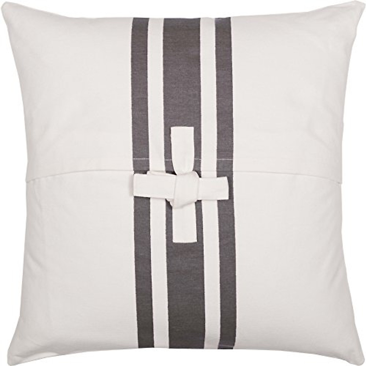 Piper Classics Silo Hill Charcoal Stripe Pillow Cover 18x18